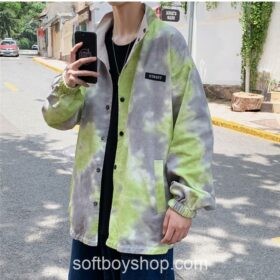 Softboy 2-Sided Men Camo Bomber Jacket